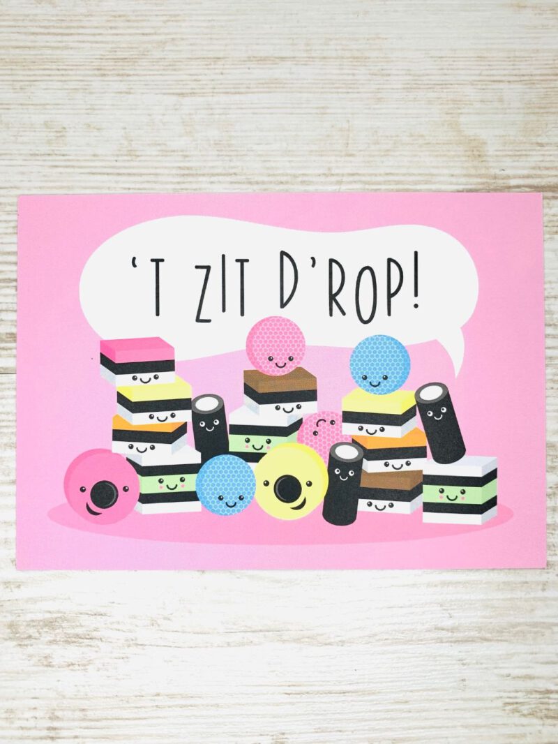 Sticker drop 'T zit d'rop - Meer dan een lintje